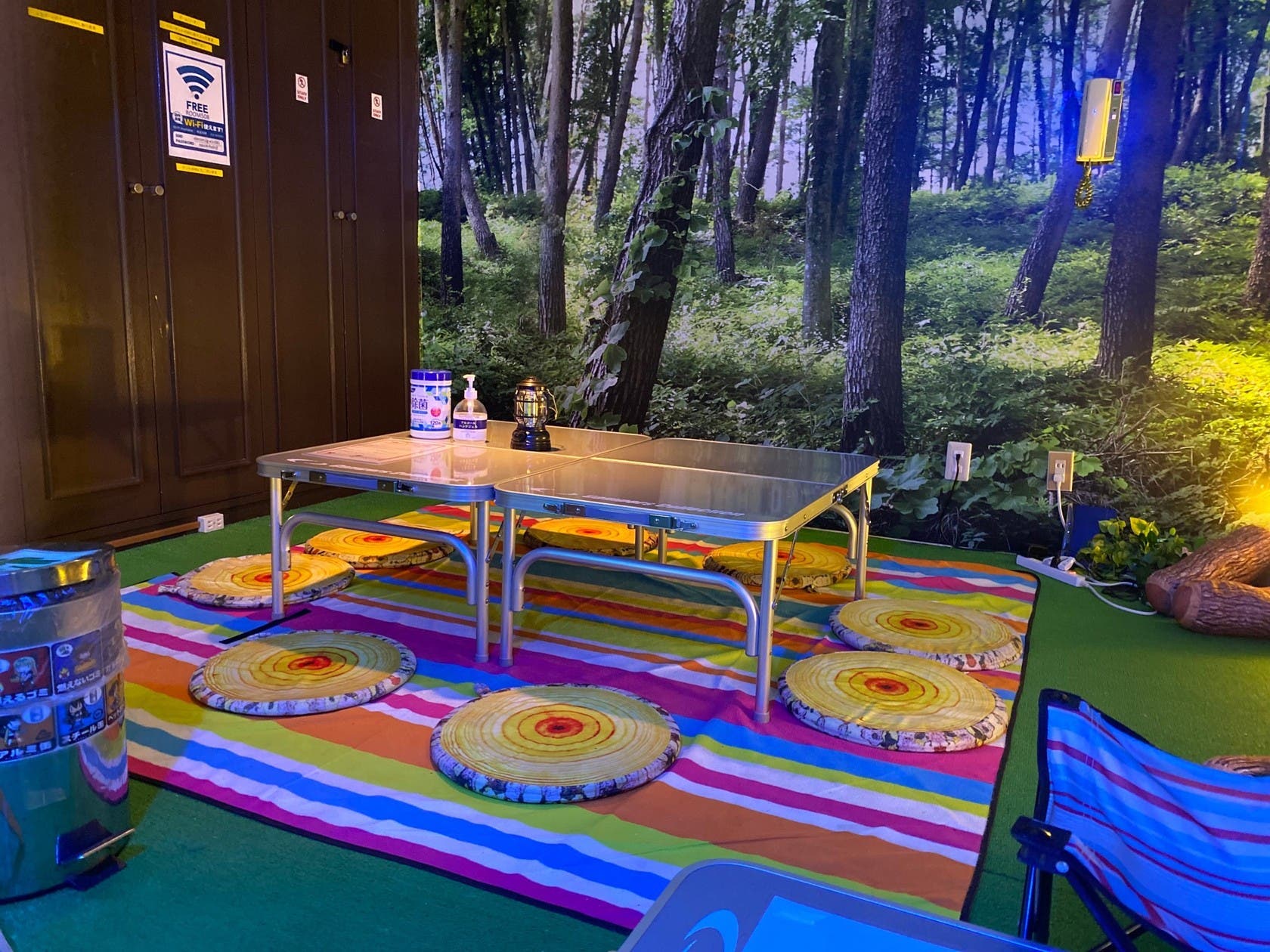 ⛺テントとワタシ⛺☆雨の日でも室内で手ぶらで本格的なキャンプ体験が楽しめます。☆Netflix完備☆の写真24