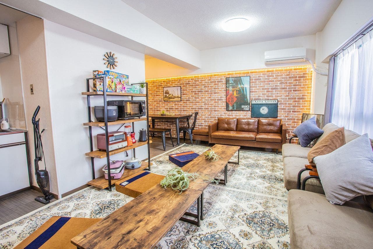 【東新宿駅2分！】綺麗な室内！WiFi・テレビ・冷蔵庫・調理器具・食器完備！コモンズレンタルスペース 東新宿２の写真4