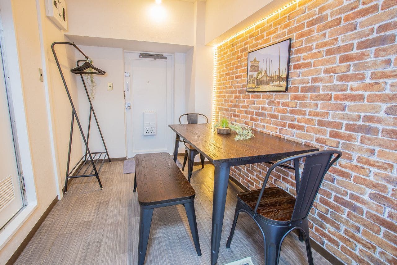 【東新宿駅2分！】綺麗な室内！WiFi・テレビ・冷蔵庫・調理器具・食器完備！コモンズレンタルスペース 東新宿２の写真7