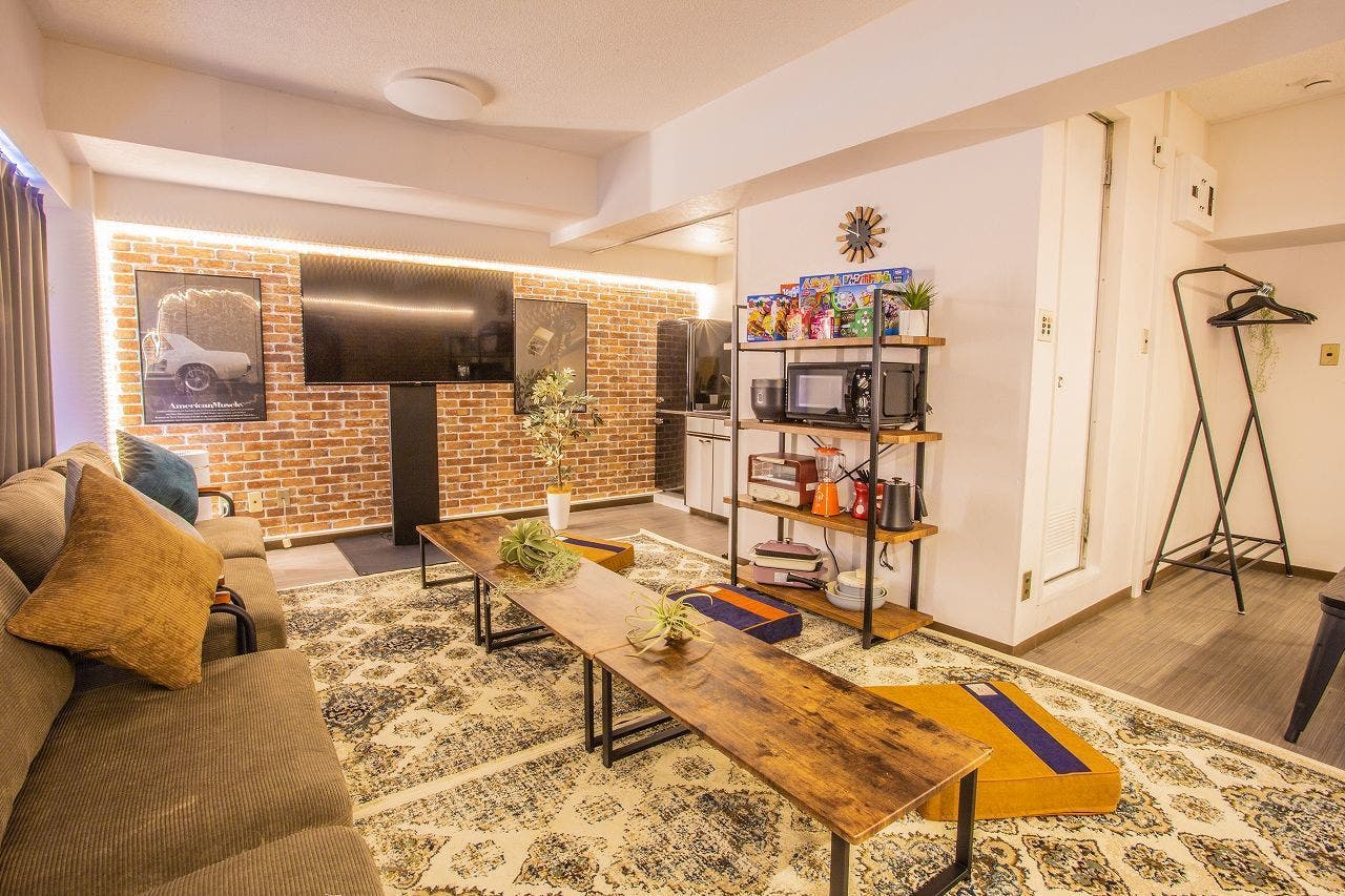 【東新宿駅2分！】綺麗な室内！WiFi・テレビ・冷蔵庫・調理器具・食器完備！コモンズレンタルスペース 東新宿２の写真13