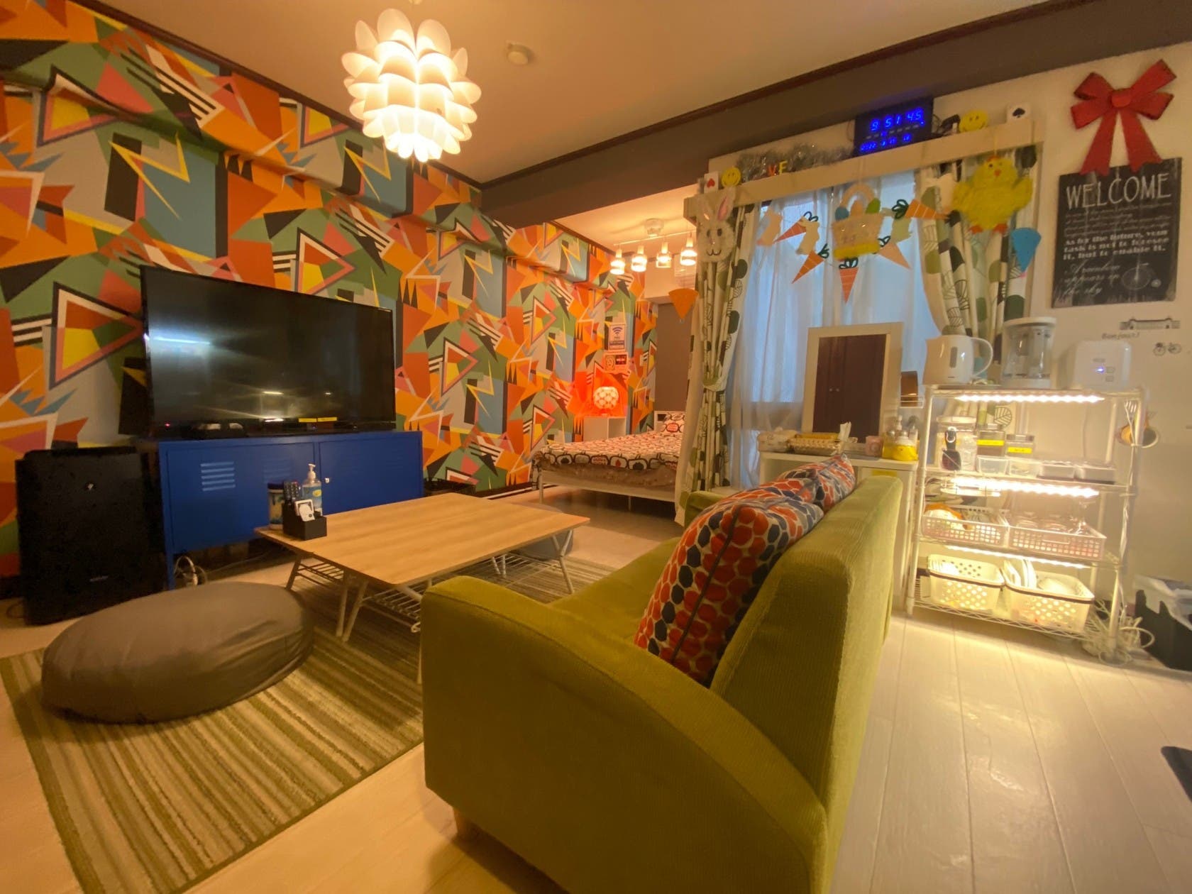 R408🐣みんなで盛り上がる🐣🎬映画・動画コンテンツ見放題🎦ライブ配信対応・キッチンでお料理も楽しめるお部屋の写真27