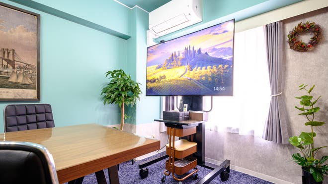 【BLUE eeSa】ブルーイーサ 新宿1分/D5番/新宿西口20秒 /Web会議/ボードゲーム/YouTube撮影/TV観戦の写真2