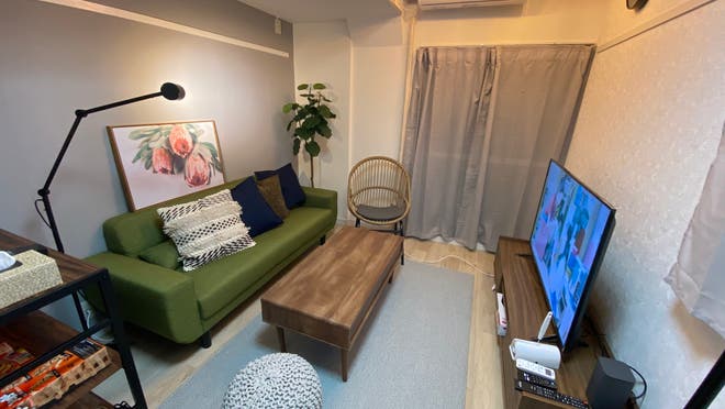 少人数でまったり♪最上階角部屋🌃デート/映画鑑賞/女子会/会議✨超好立地🚃50インチ大型📺Fire TV〈ナチュラ八王子駅前〉の写真2