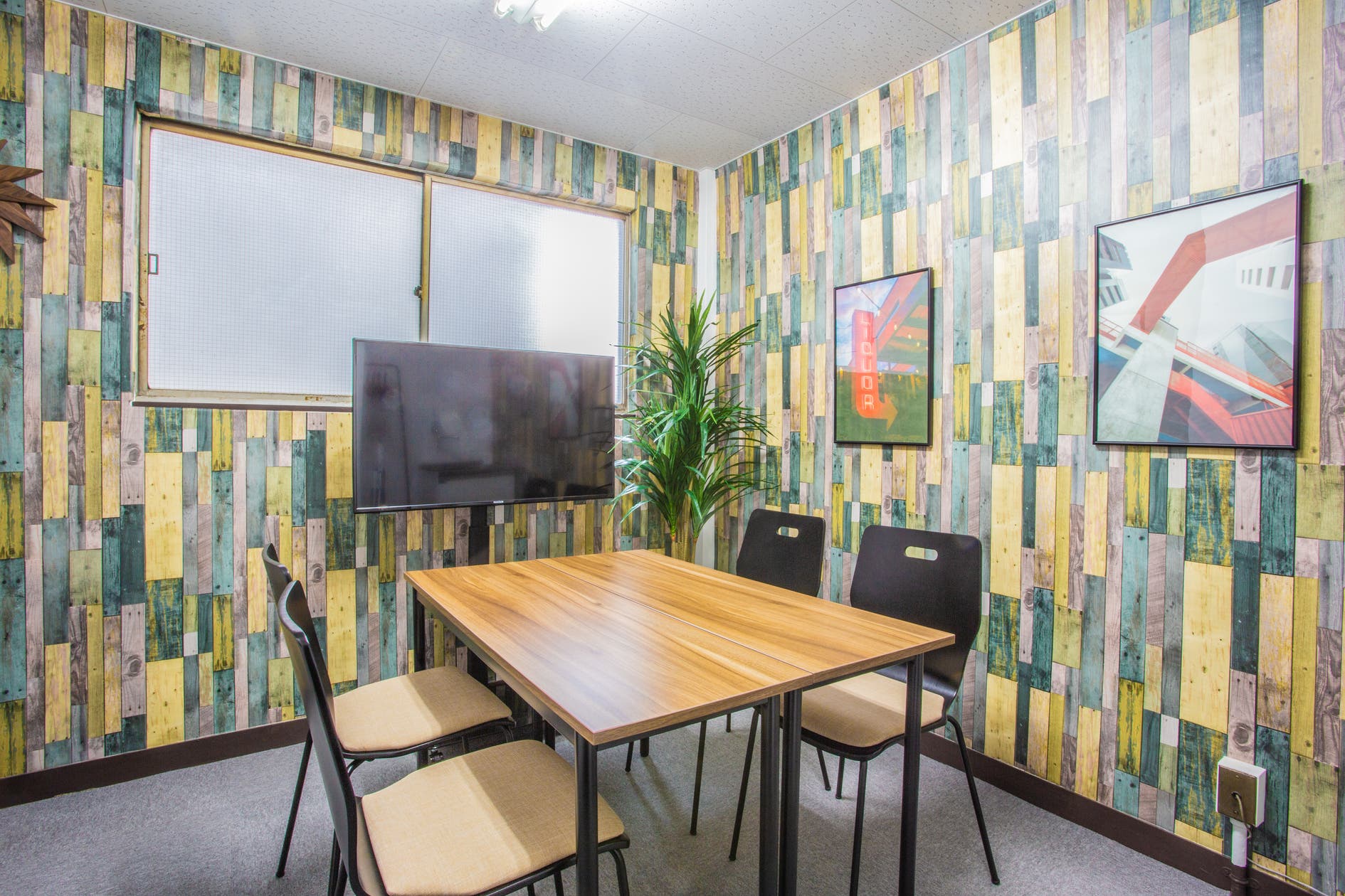 【たくすぺ★池袋駅徒歩1分★OPEN特価!!】駅ちか・やすい・高速Wi-Fi♪会議・テレワーク★土足可・飲食可・おしゃれ個室♪の写真5