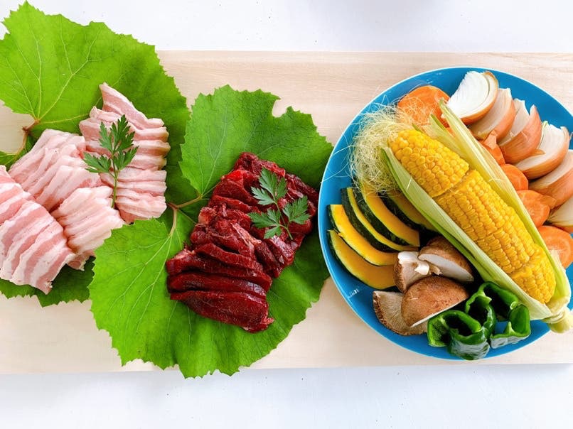 バーベキュー食材（地産地消コース）の画像1