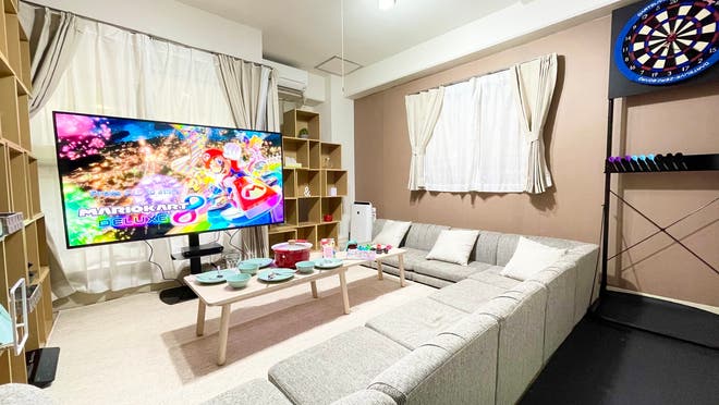 【アソシア-party梅田】ダーツ投げ放題🍷大型65㌅TV✨Netflix・Hulu見放題❗️Switch🎮飲み会🎉の写真3