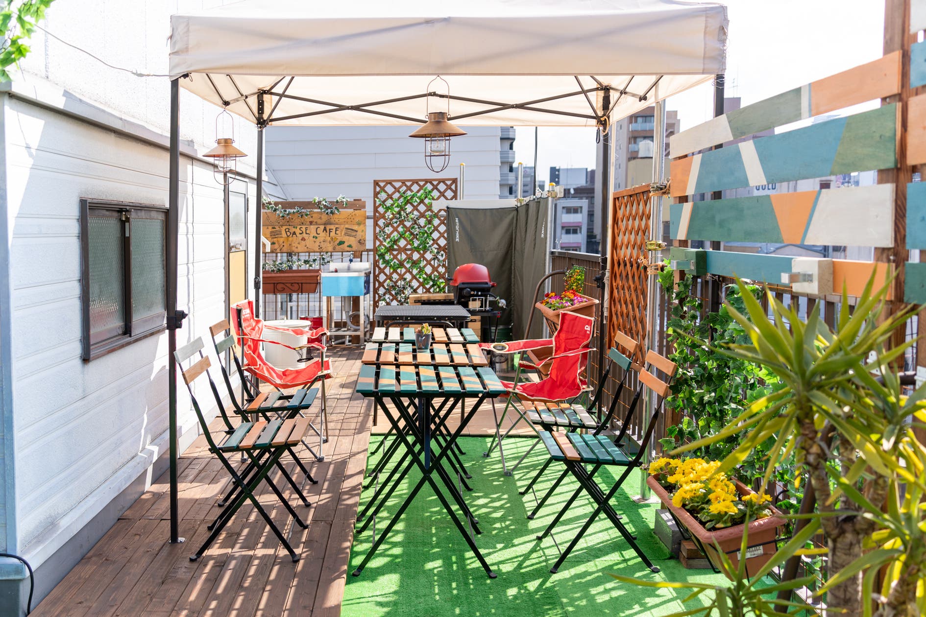 【難波】【日本橋】のど真ん中で気楽に【貸切バーベキュー・キャンプ】が出来ちゃいます！の写真4