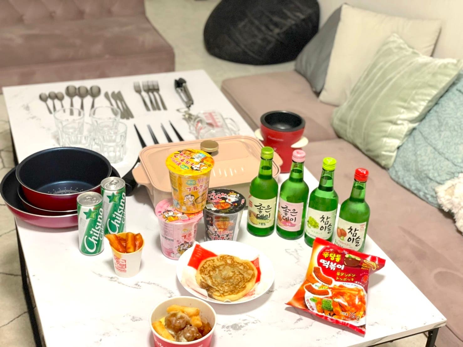 ✨大感謝SALE！✨クリスマス会🎄新大久保徒歩4分🚶‍♀️韓国女子会🎉ライブ視聴✨誕生日🎂忘年会🍲の写真8