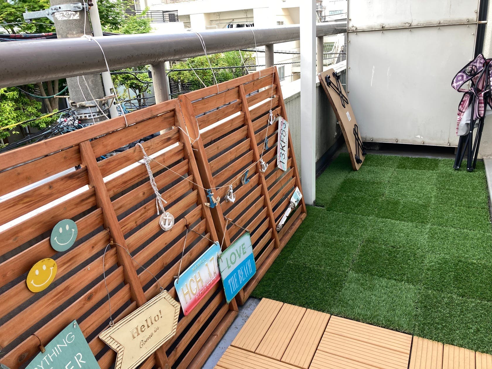  広々バルコニー。喫煙可能🚬の画像1