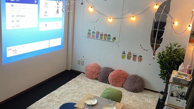 <マイランド天神>天神駅徒歩5分⭐️24時間営業⭐️Wi-Fi/50型4Kテレビ/プロジェクターの写真4