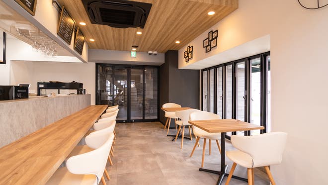 原駅徒歩3分。全面ガラス張りの明るいカフェを丸ごとレンタルプラン!の写真10