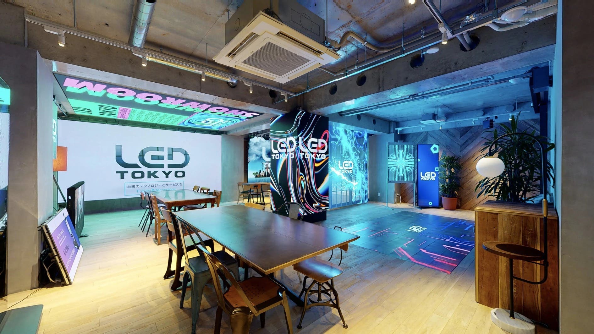 【LED TOKYO｜デジタルサイネージスタジオ】【色鮮やかな空間】デジタルサイ...