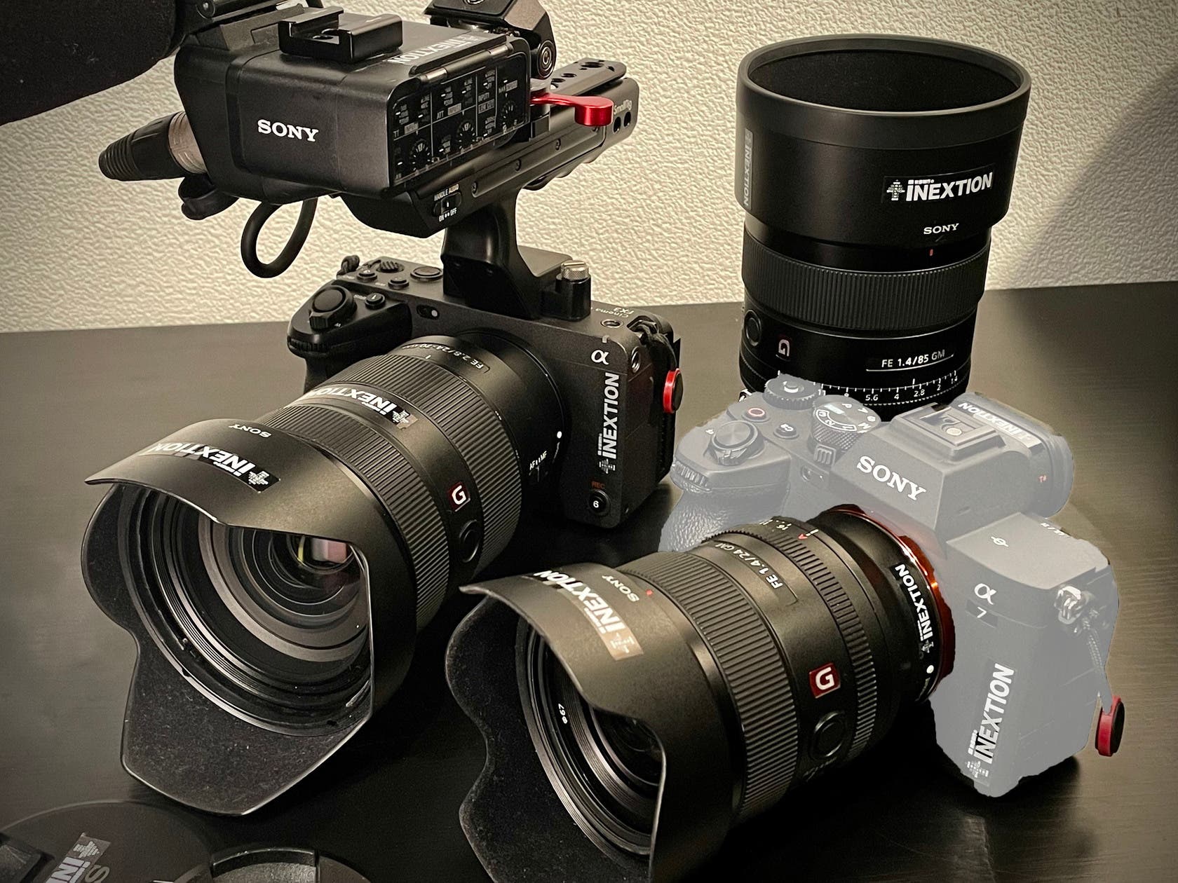 手ぶらでムービー撮影キット（FX3・Gマスター３本）の画像1