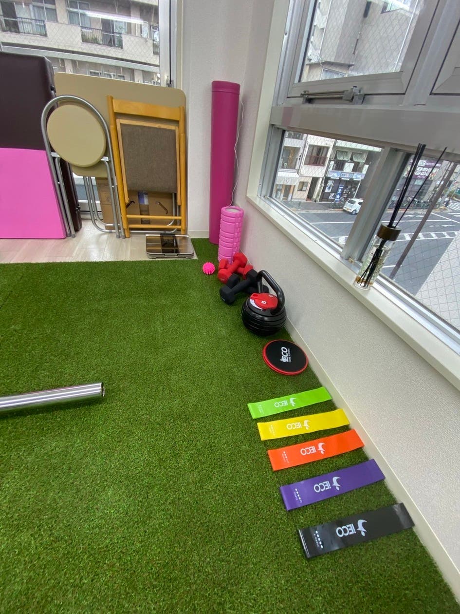 門前仲町駅から4分　緑がベースのおしゃれな完全プライベートジムの写真5