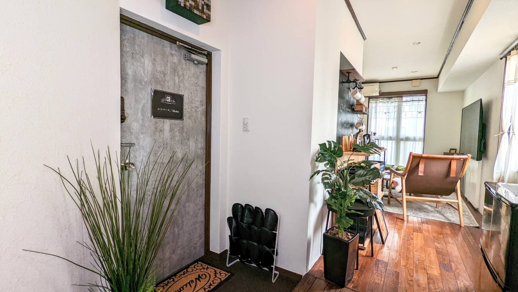 名駅２分《直前割》30%off❗️Netflixが見れるオシャレ部屋✨/デートスポット/無料Coffee bar/65📺💿撮影の写真4