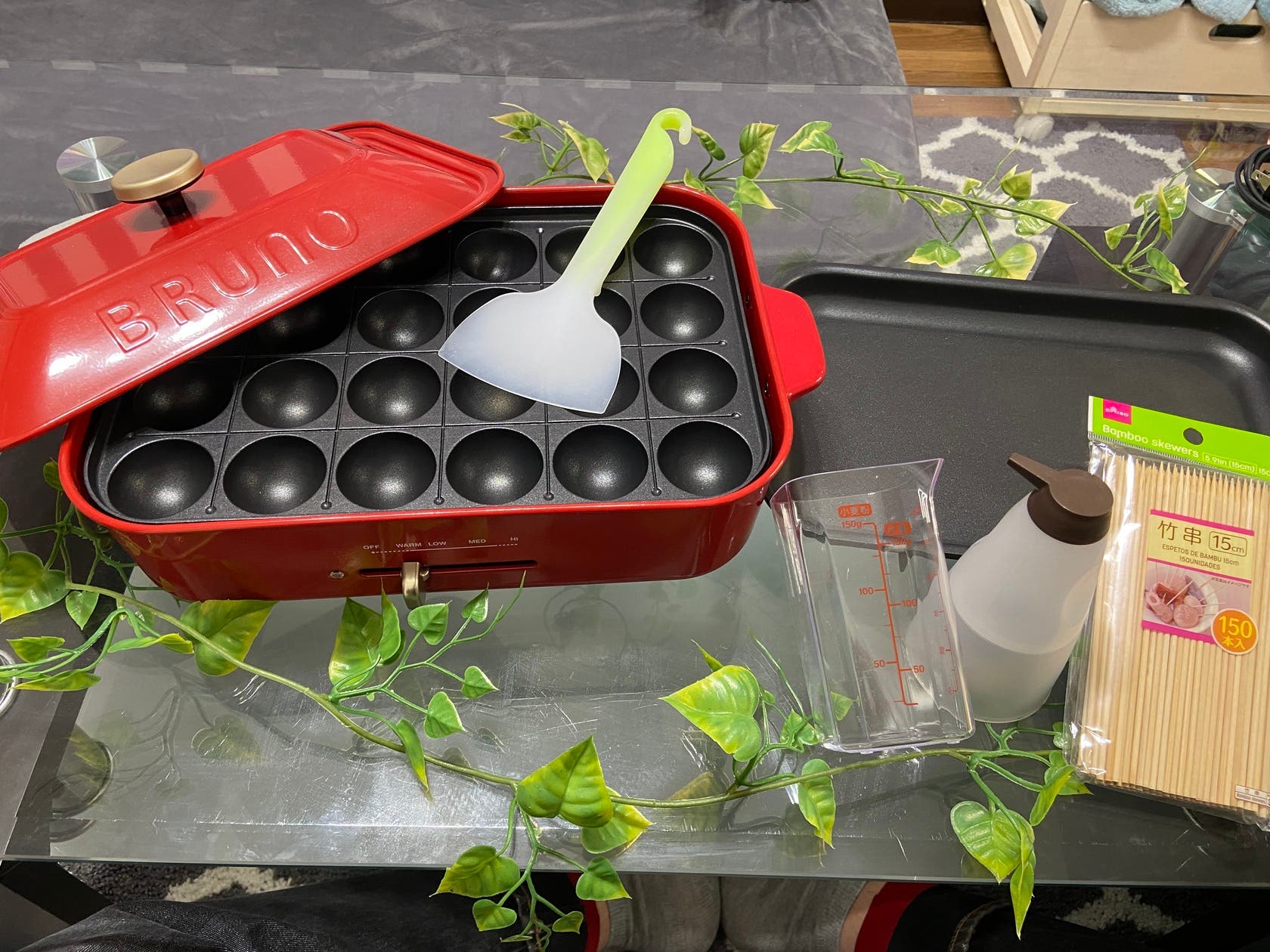 👑２番人気👑BRUNOホットプレート(たこ焼きプレート有/タコパ🐙にどうぞ♬)の画像1