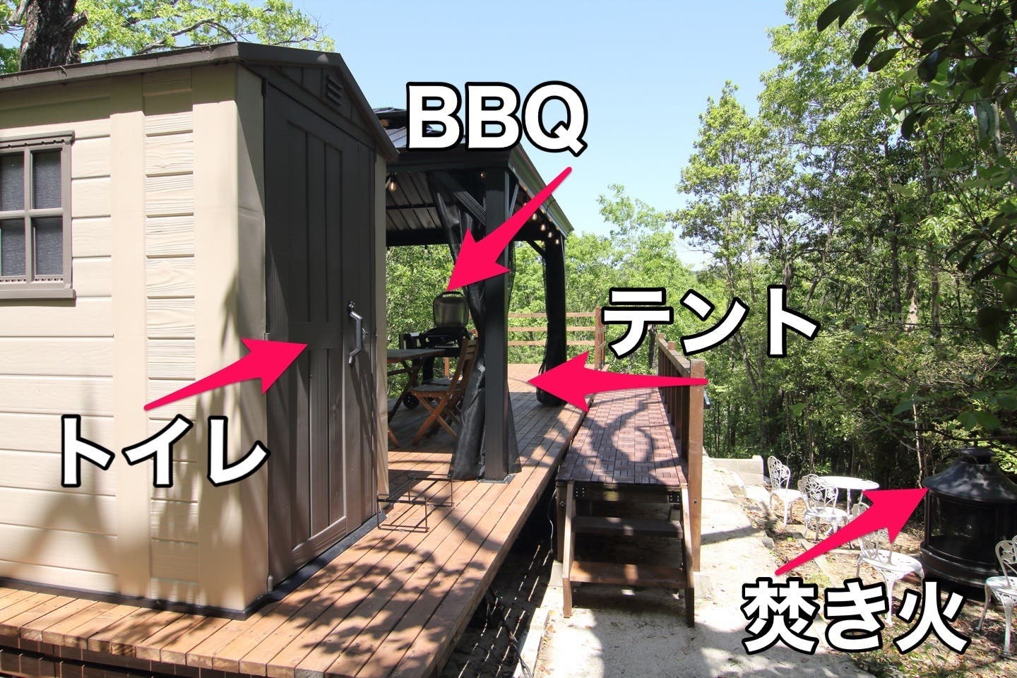 【１日１組限定】ログハウス付貸切BBQプライベートキャンプ場！グランピングの写真18