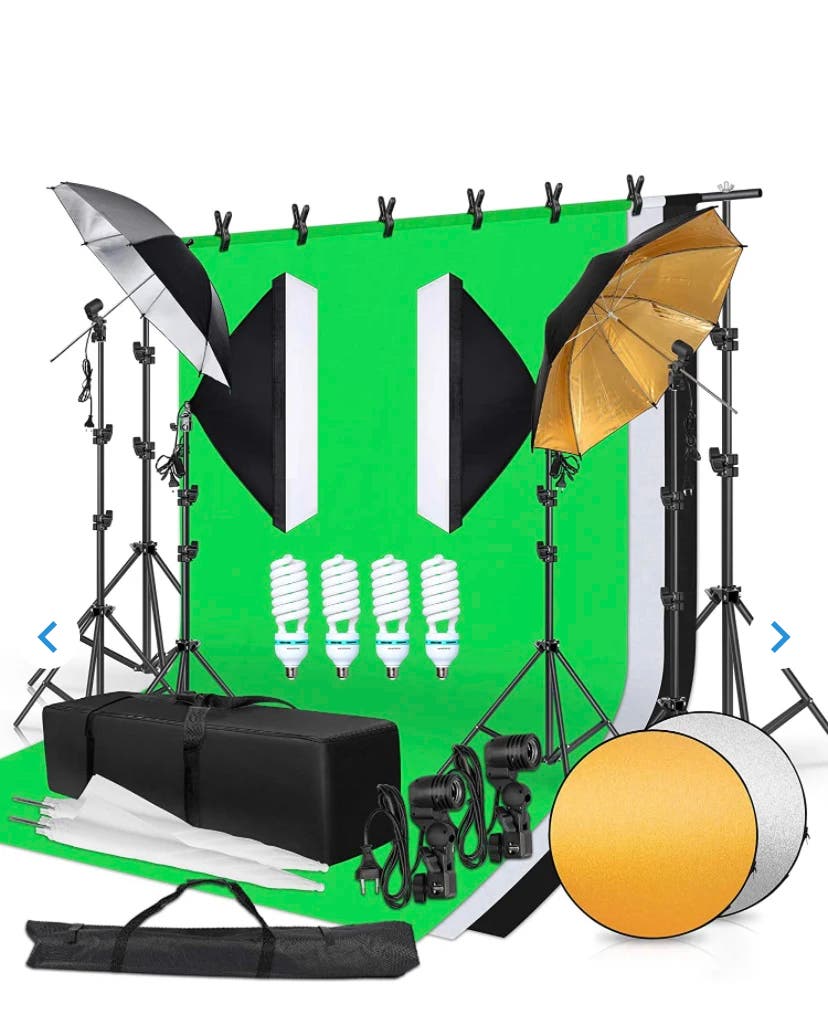 【手ぶらで撮影:御堂筋、阪急、JR駅近】背景布３種、照明2、パラソル4、反射板ありのスタジオの写真5