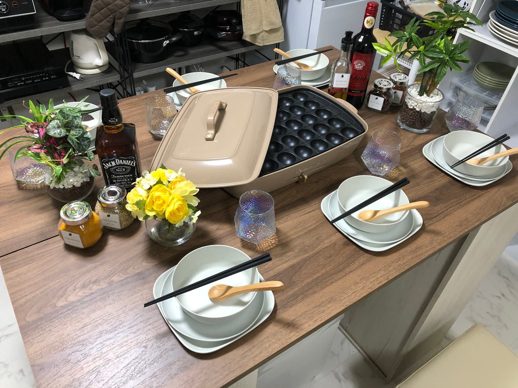 ブルーノホットプレート グランデ たこ焼き35穴の画像1