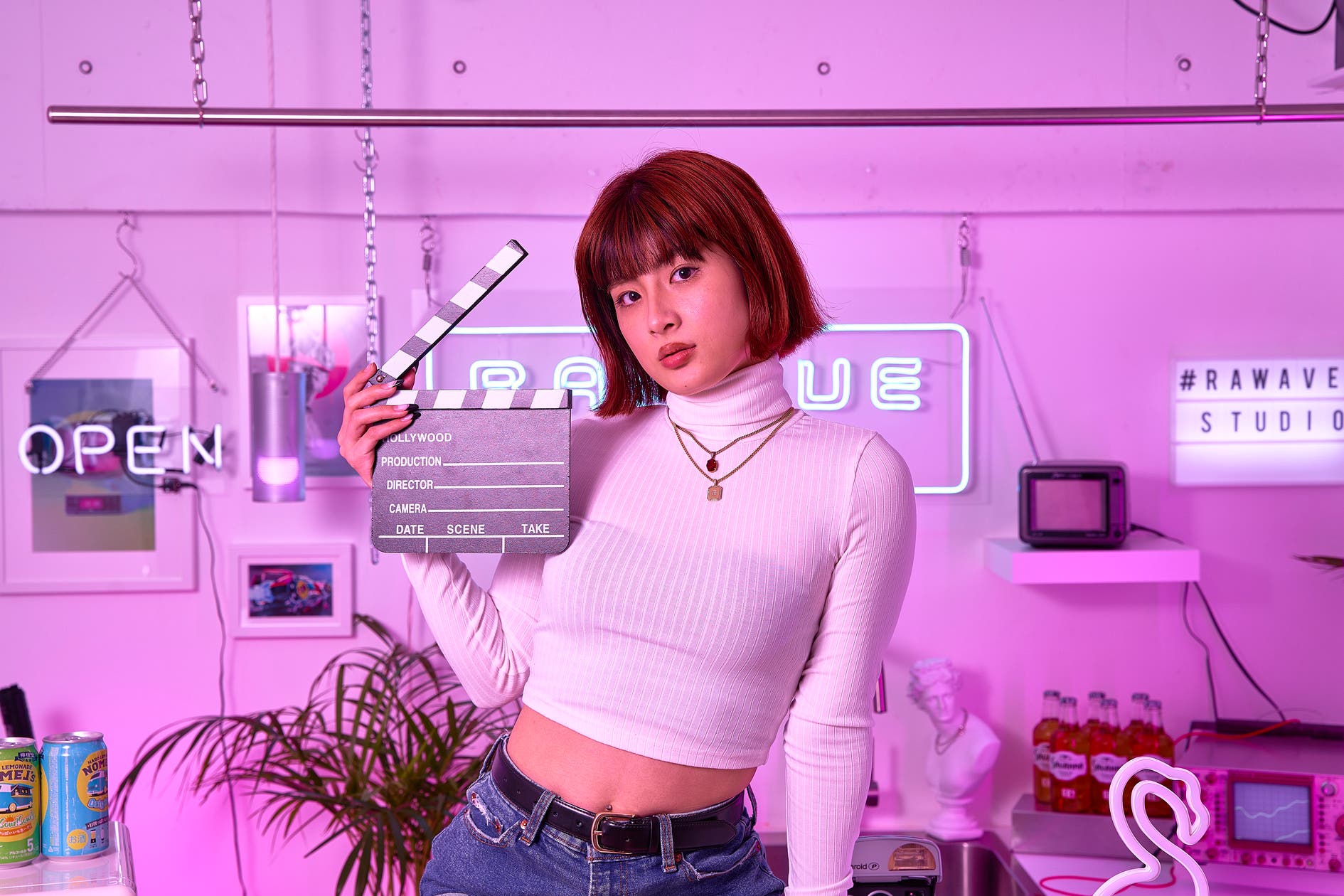 "RETRO FUTURE"や"CYBER PUNKをテーマにしたスペース【RAWAVEスタジオ】の写真6