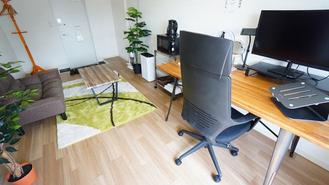 光回線導入⭐️<初台ミニマルオフィス403>完全個室✨モニター/Wi-Fiあり!テレワーク/リモートワーク/Web会議/作業場所の写真9