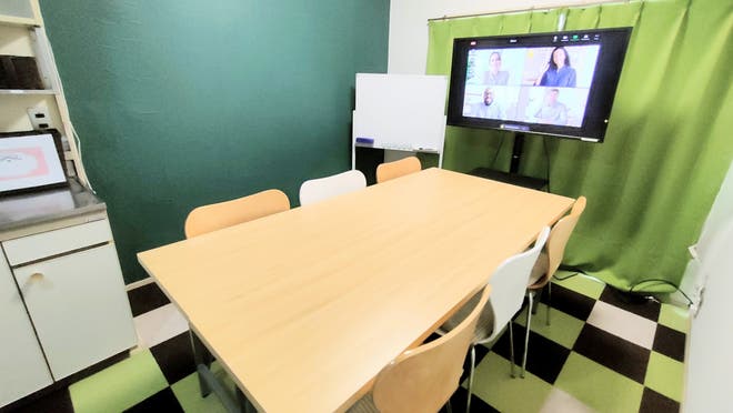〈チサン博多〉【博多駅3分/定員10名】設備無料/高速光Wi-Fi/ホワイトボード/モニター/撮影用リングライトの写真1