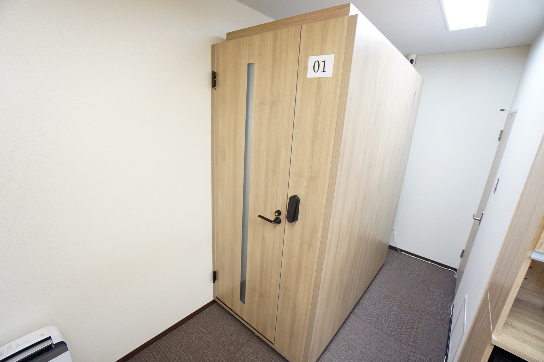 ＜TimePort木場ワーキングブースNo.1＞完全個室⭐️光回線Wi-Fi/モニター無料！テレワーク/Web会議の写真7