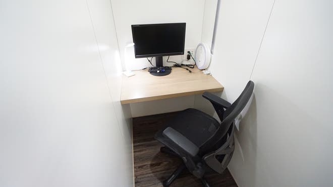 <TimePort木場ワーキングブースNo.1>完全個室⭐️光回線Wi-Fi/モニター無料!テレワーク/Web会議の写真2