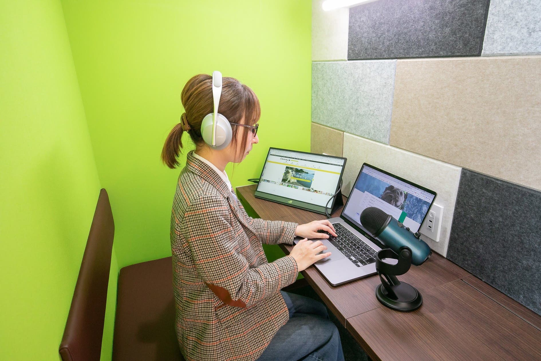 本町駅より徒歩1分 ひとり用防音会議室 高速インターネット完備、オンライン会議、イベント・セミナーの受講や登壇に最適。の写真5