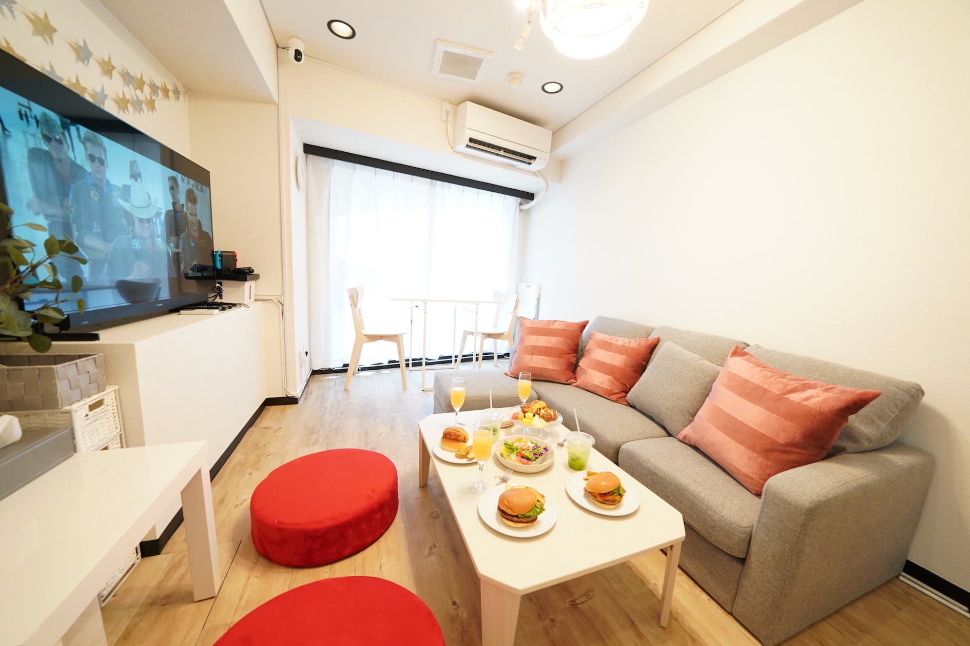 🌟地域最安！🉐駅チカ🍉超大画面テレビ！誕生会！推し会🍋ゴミ捨てOK🙆‍♀️24時間📺高速Wi-Fi🌟ゲーム、女子会の写真9