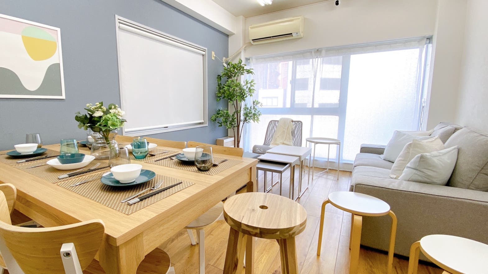 🎊超好立地🎊｜恵比寿2分❗恵比寿横丁近く｜✨自然光✨たっぷり撮影📷｜会議も🙆｜地デジ50型TV📺｜大画面プロジェクター🎥｜24hの写真10