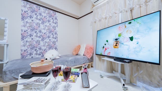 【バニティー天王寺駅前】駅直進2分♪クリスマス装飾あり🎄21時以降の利用は2人迄★おうちデート♡鑑賞会♡推し活♡女子会♡の写真3