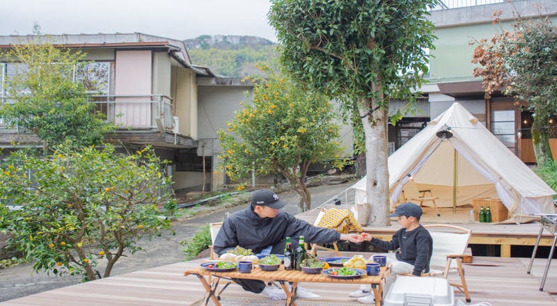 イベント・キャンプ・バーベキュー等　温泉場湯河原
