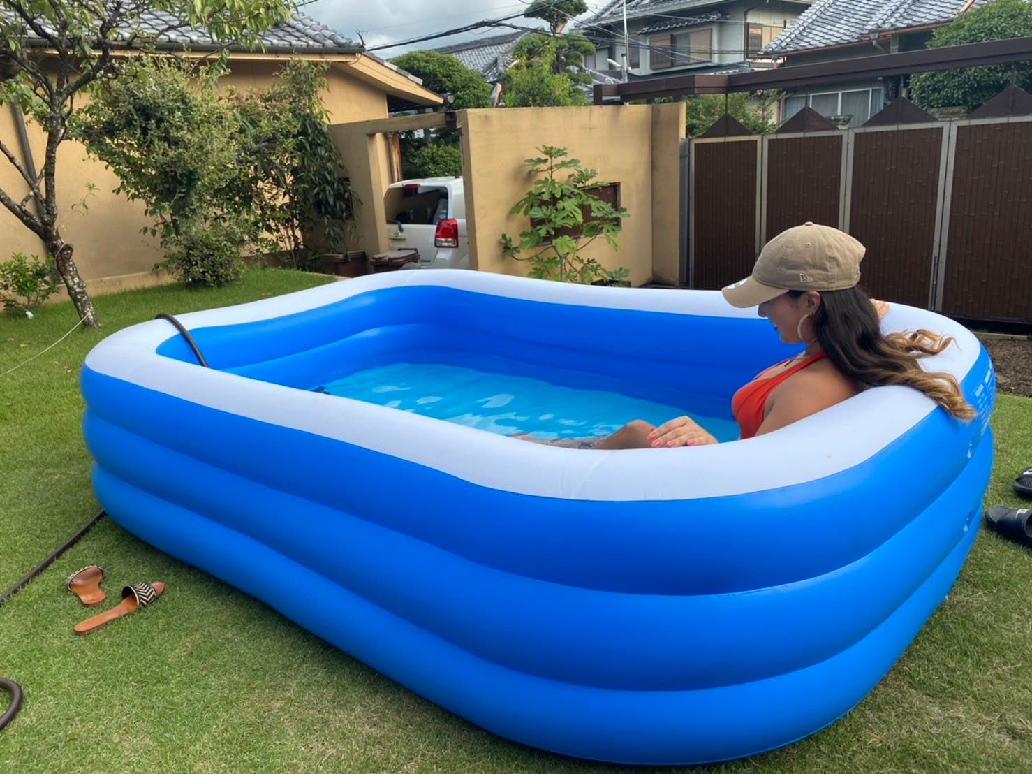 大型ビニールプール1日利用の画像1