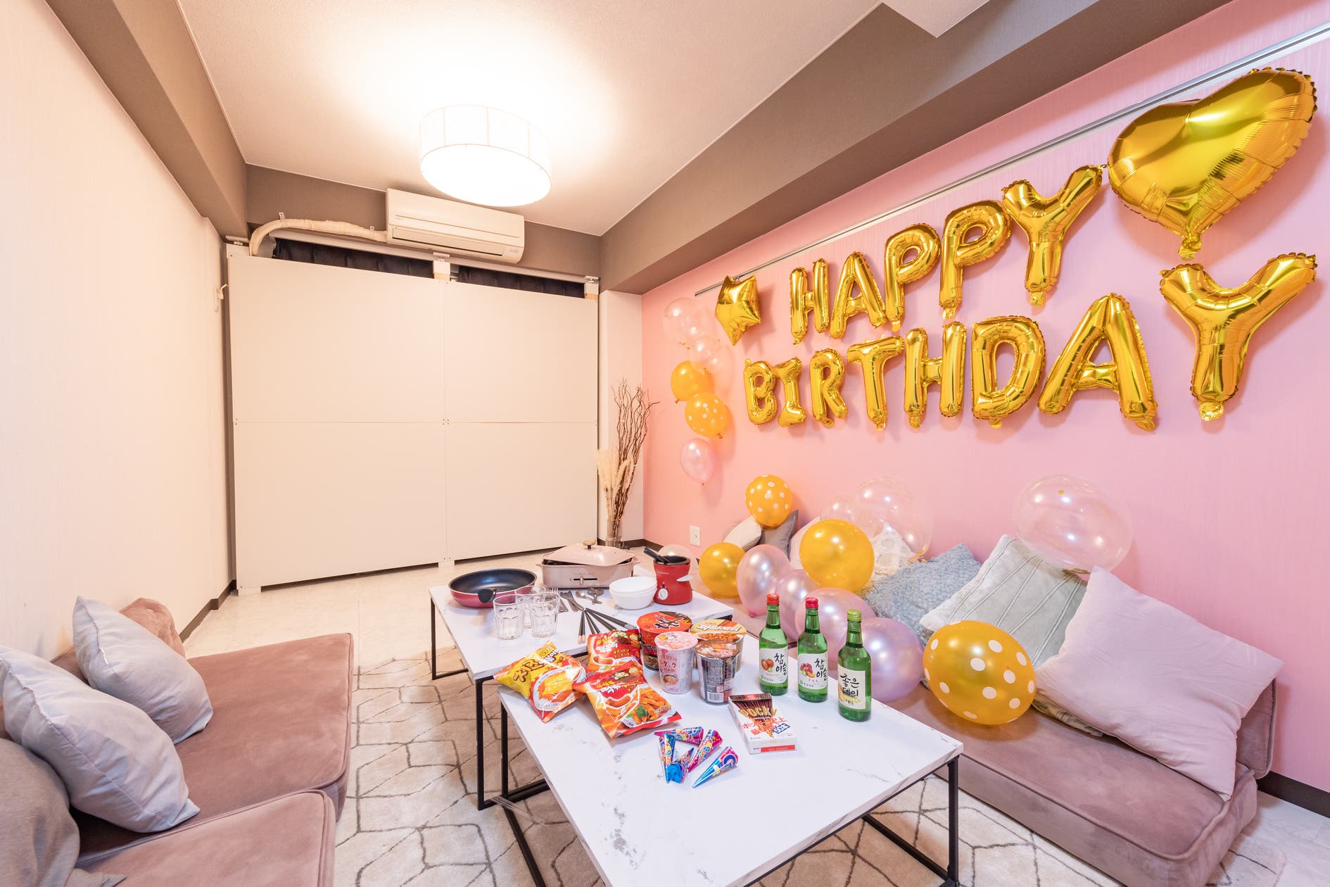 ✨大感謝SALE！✨クリスマス会🎄新大久保徒歩4分🚶‍♀️韓国女子会🎉ライブ視聴✨誕生日🎂忘年会🍲の写真6