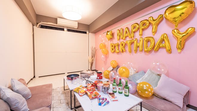 ✨大感謝SALE!✨クリスマス会🎄新大久保徒歩4分🚶♀️韓国女子会🎉ライブ視聴✨誕生日🎂忘年会🍲の写真6