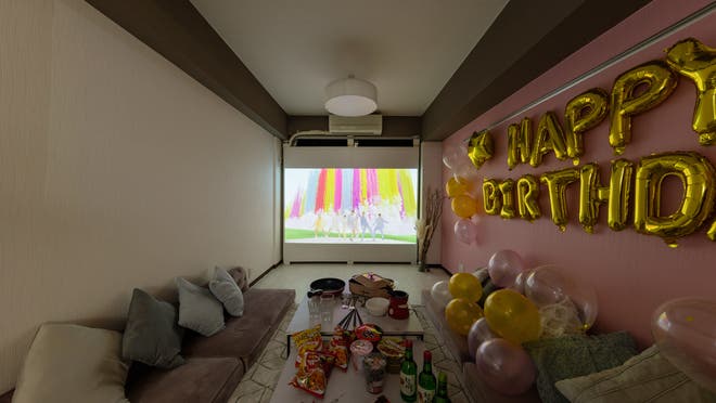 ✨大感謝SALE!✨クリスマス会🎄新大久保徒歩4分🚶♀️韓国女子会🎉ライブ視聴✨誕生日🎂忘年会🍲の写真4