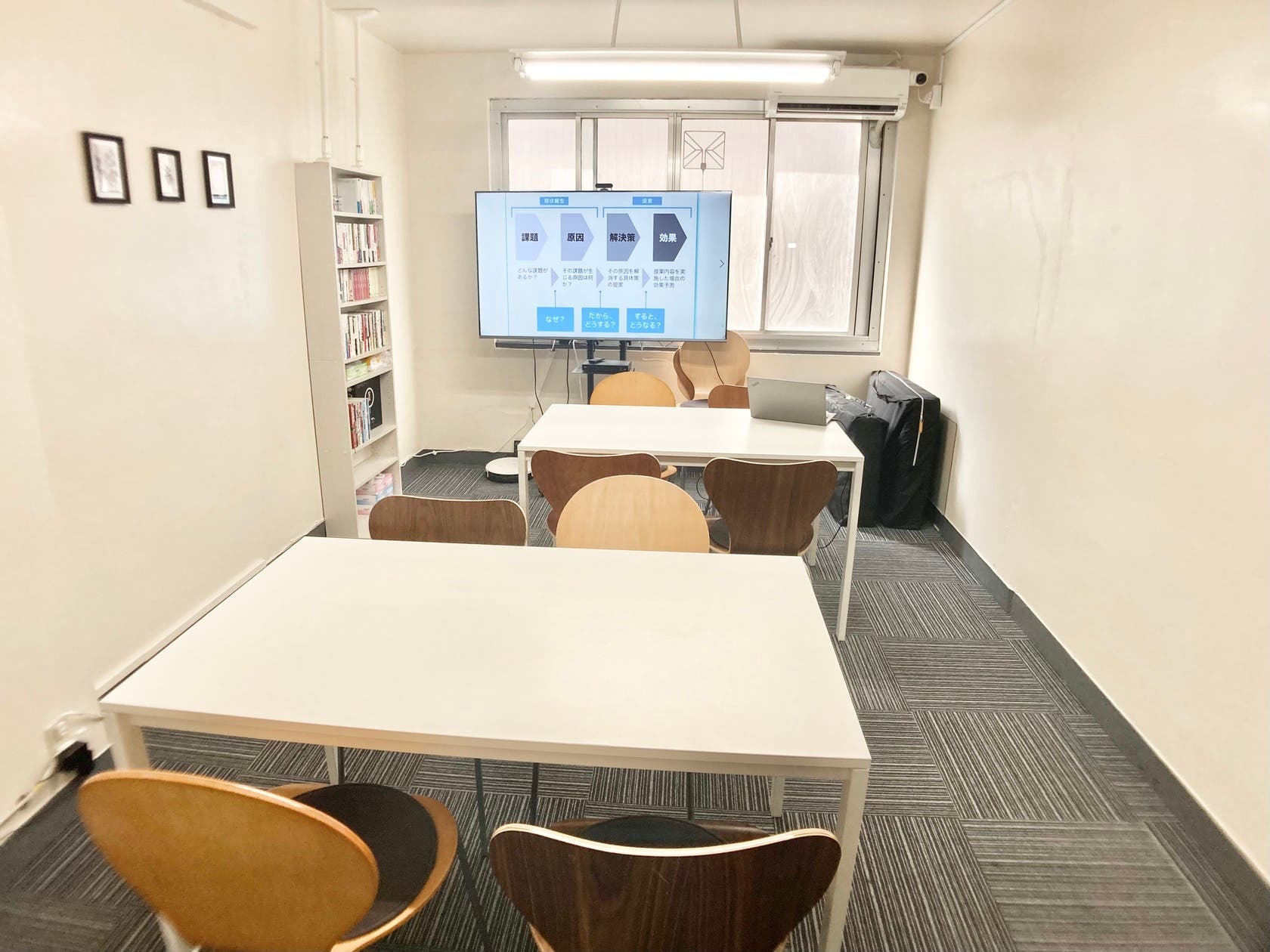 【神田 HB会議室】神田駅徒歩3分他★大型TV・高速Wi-Fi無料★テレワーク・会議・レッスン・撮影・ゲーム・施術等にどうぞ！の写真6