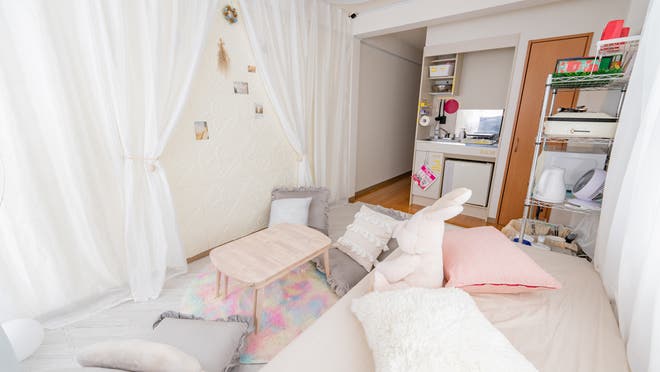 メリクリ🎉🎅✨ゆめかわインテリア💖駅5分🐾24H営業⌚ドンキ4分👣65インチ神サイズTV✨ゴロ寝まったりソファの写真11