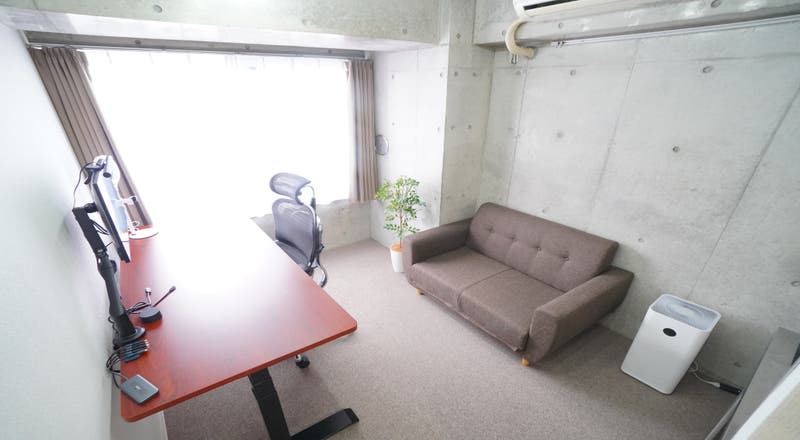 ＜ワークスペース門前仲町＞完全個室✨モニター/光Wi-Fi無料！テレワーク/会議/Web面談/動画撮影