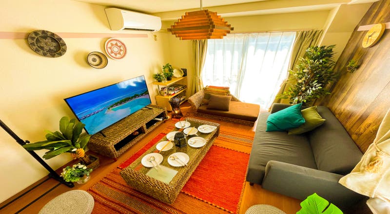 🌊夏割【Asian Space立川】2名以下特価💖南立川駅3分/立川駅5分🚃50型TV📺キッチン🍽人気ゲーム機無料🎮