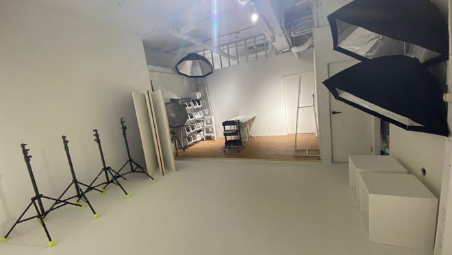 【練馬徒歩4分】HP完成記念!高3.3×横6m白ホリ、トップライトの打てるレンタル撮影スタジオの写真9