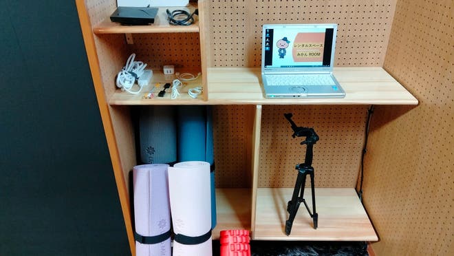 松山市駅3分🚶♀️ダンスができるレンタルスタジオ🙆♀️ 幅4.5m、高さ1.8mの大型鏡/広さ38㎡/無料Wi-Fiの写真14