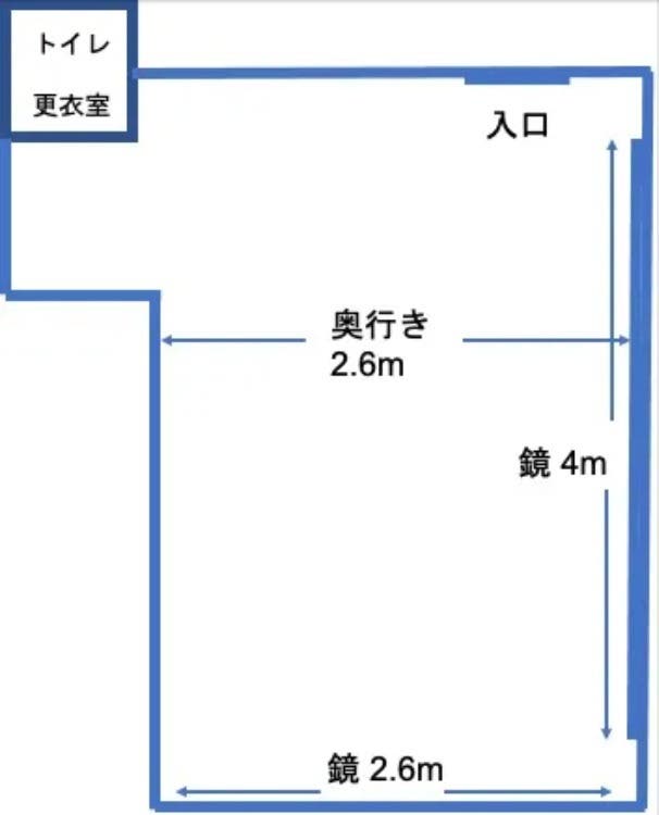 フラメンコ、タップ靴OK【池袋駅6分】ダンス/楽器/演劇、地下の防音スタジオ、ネット光回線、レンタルスタジオSunny池袋2号店の写真15