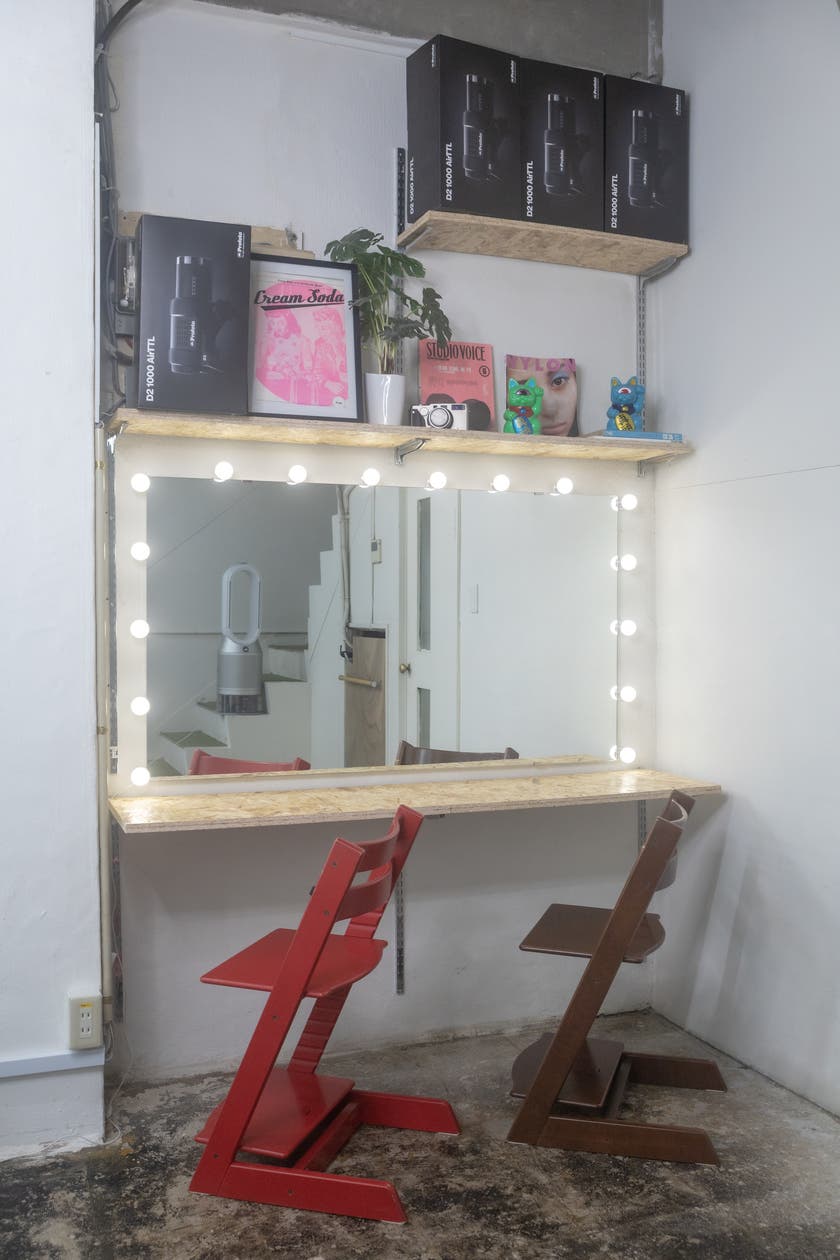 中央区・好アクセス・宝町駅徒歩3分【撮影スタジオ】ALL機材Profoto・高さ3.5ｍ・広さ50㎡・3面R白ホリの写真6