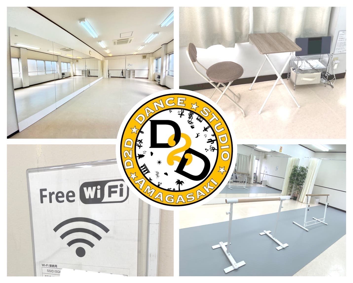 【アルカイックホール近く】国道2号線沿い / コインパすぐ / 広さ40㎡ / 大型鏡8枚 / 自主練に最適 / 24h🙆‍♀️の写真12