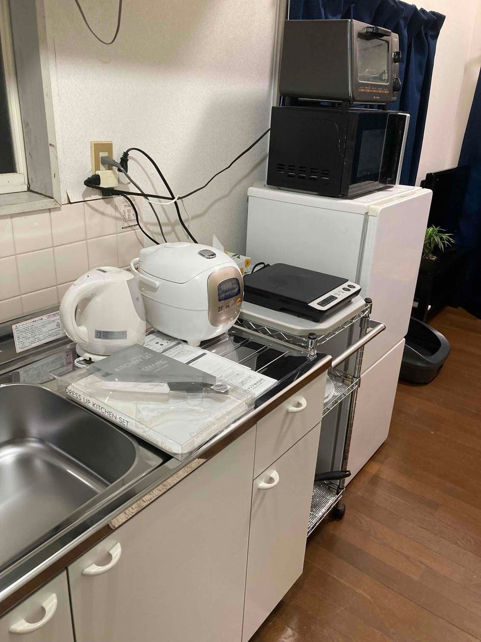 福岡市市営地下鉄藤崎駅徒歩9分のワンルーム　Wifi使い放題・寝具レンタル有の写真2