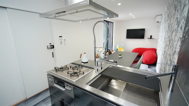 <キッチンスタジアム201>TOYO KITCHENシステムキッチン🍳バルコニー付き☀️パーティー/誕生日会/女子会/撮影の写真12