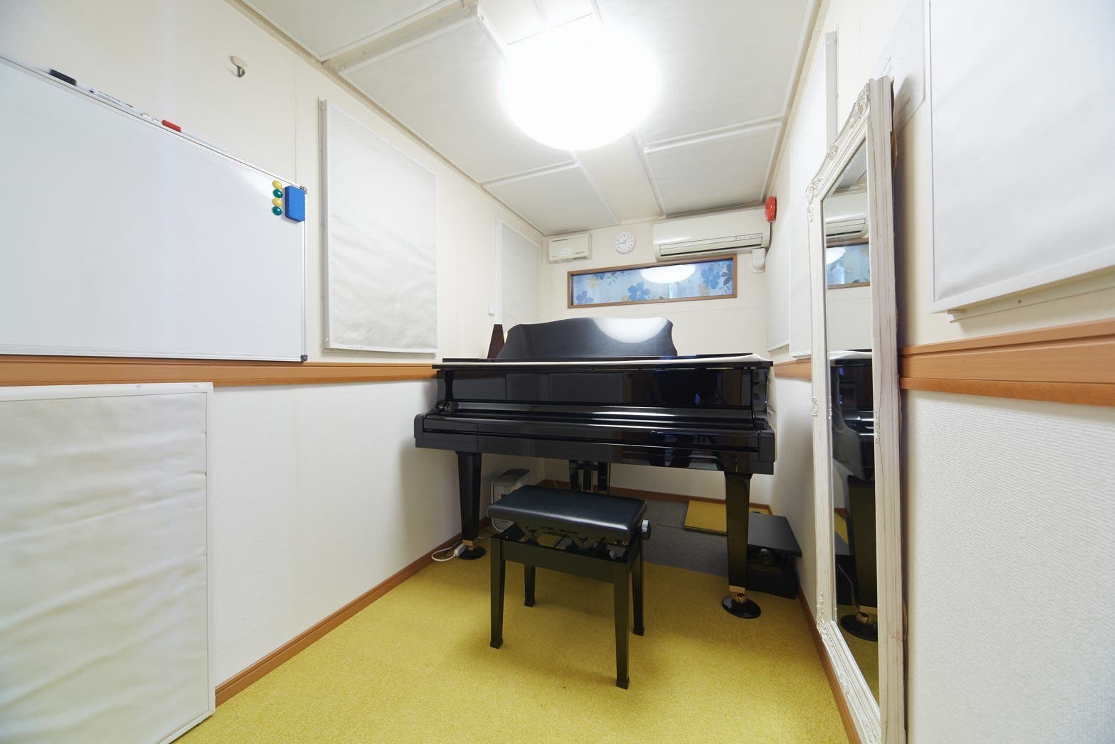 【個人／法人／教室開催OK】《１フロア貸切：防音室３部屋》各部屋ピアノ有《24時間利用可／要予約》：A＋B＋C（プチルーム）の写真9