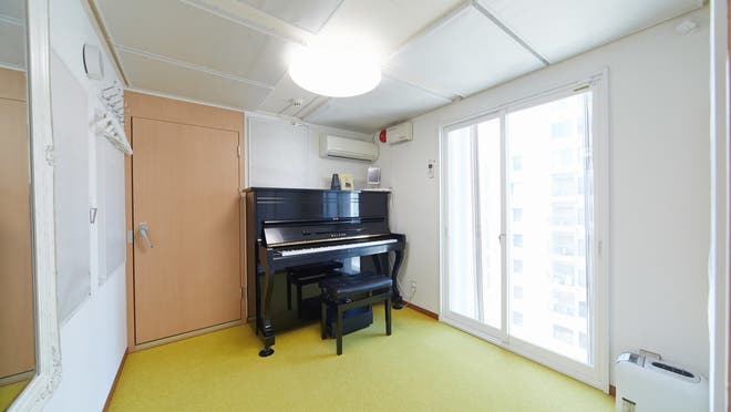 【個人/法人/教室開催OK】《1フロア貸切:防音室3部屋》各部屋ピアノ有《24時間利用可/要予約》:A+B+C(プチルーム)の写真1